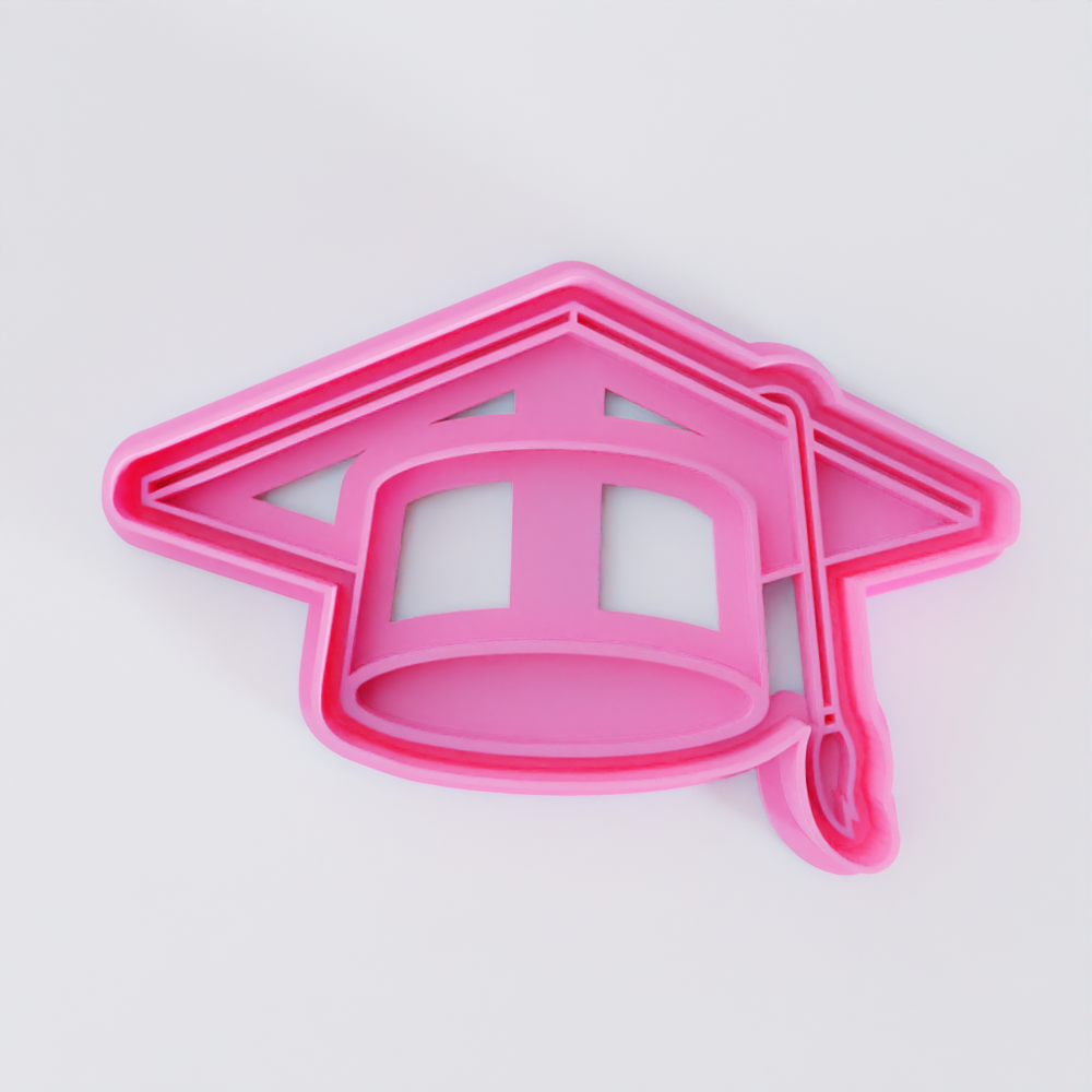 Graduation Hat Cutter and Embosser – Boss 'Em Cookies Cutters and Stamps